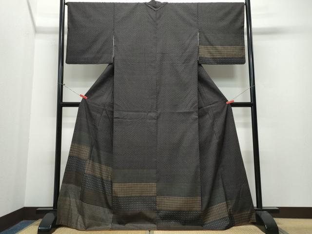 平和屋着物□訪問着 短冊吉祥文 たたき染め 正絹 逸品 CAAQ6341ze