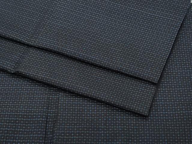平和屋着物●男性　本場大島紬　80亀甲　総詰め　正絹　逸品　CAAT7085vf