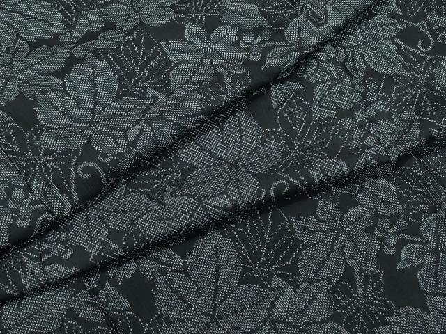 平和屋着物●本場大島紬　7マルキ　楓文　正絹　逸品　CAAT7150vf