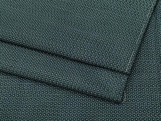 平和屋着物●男性　本場大島紬　亀甲柄　正絹　逸品　未使用　CAAT7163vf