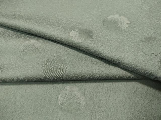 平和屋着物▽上質な小紋　単衣　雪輪地紋　暈し染め　まるやま扱い　正絹　逸品　CAAT7336vp