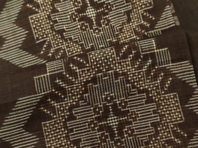 平和屋着物●本場村山大島紬　正倉院花文　正絹　逸品　未使用　CAAT7908oy