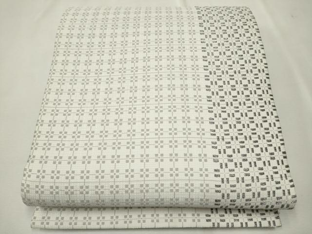 平和屋着物●両面　全通柄袋帯　吉祥文　銀糸　正絹　逸品　CAAT8002hy