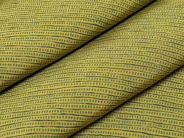 平和屋着物▽上質な小紋　単衣　吉祥文　正絹　逸品　CAAT9205dy