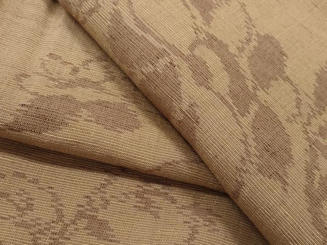 平和屋着物●上質な紬　草花文　三越扱い　正絹　逸品　CAAT9289dy