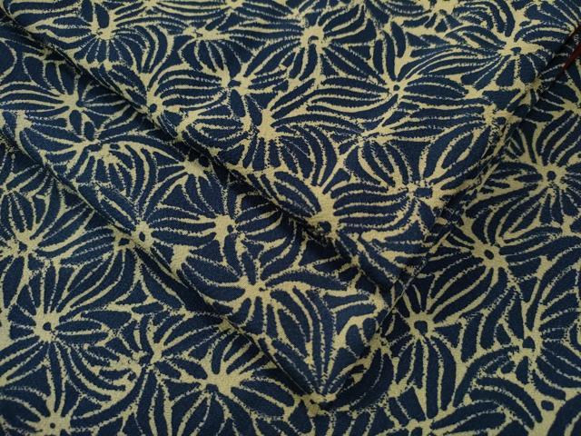 平和屋着物●上質な小紋　型染め　花尽くし　やまと金ラベル　正絹　逸品　CAAU1664yc