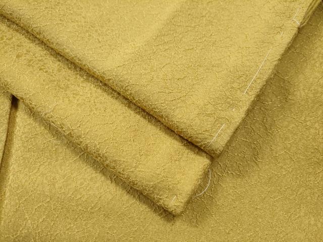 平和屋着物●上質な色無地　玉蜀黍色　正絹　逸品　未使用　CAAU1740yc