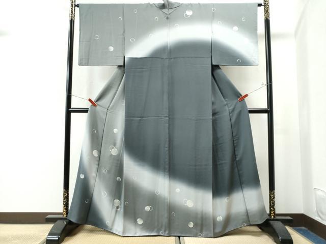 平和屋着物●訪問着　丸文　暈し染め　金彩　正絹　逸品　CAAU1786yc