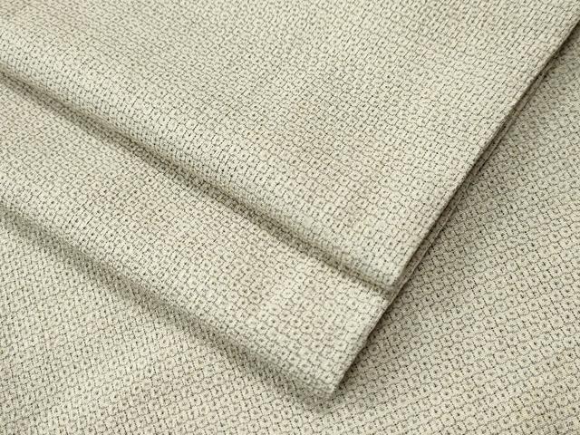 平和屋着物●男性　本塩沢　110亀甲　総詰め　正絹　逸品　CAAU1864yc