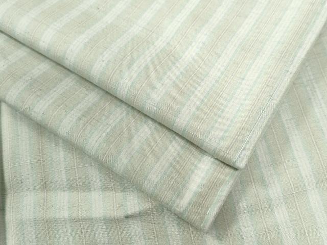 平和屋着物●上質な紬　間道　正絹　逸品　未使用　CAAU2091yc