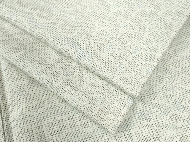 平和屋着物●上質な紬　吉祥花文　正絹　逸品　未使用　CAAU2129yc