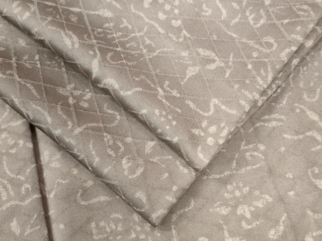 平和屋着物●上質な小紋　吉祥草花文　正絹　逸品　CAAU2551yc