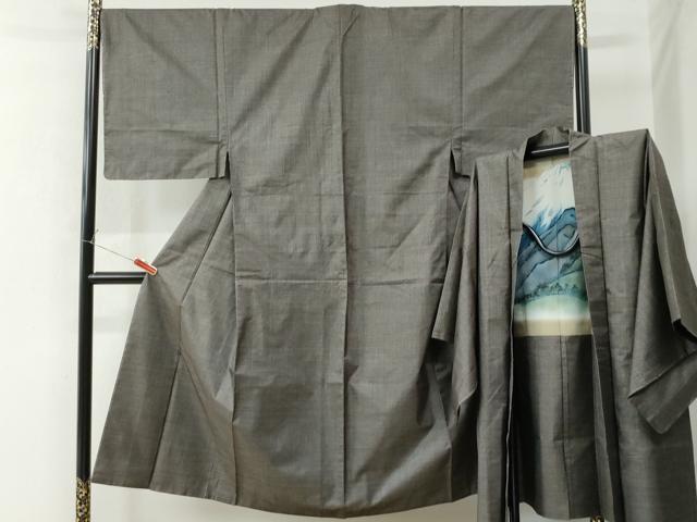 平和屋着物●男性　本場大島紬　アンサンブル　100亀甲　総詰め　正絹　逸品　未使用　CAAU2581yc