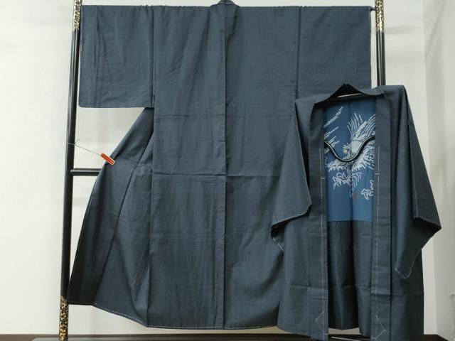 平和屋着物●男性　本場大島紬　アンサンブル　100亀甲　総詰め　正絹　逸品　未使用　CAAU2584yc