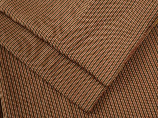 平和屋着物●上質な小紋　縞　正絹　逸品　CAAU2652yc