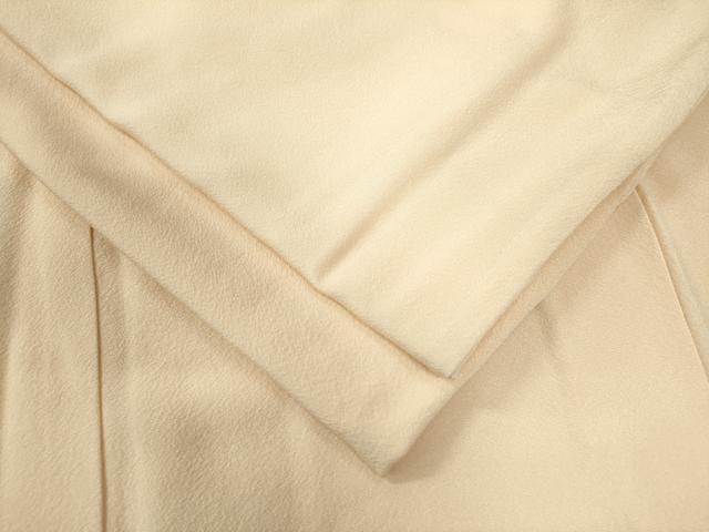 平和屋着物●上質な色無地　蜂蜜色　正絹　逸品　CAAU2670yc