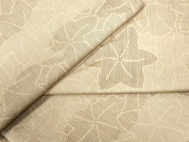 平和屋着物●上質な紬　楓尽くし　正絹　逸品　CAAU2749yc