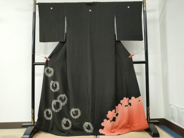 髪飾り ヘッドドレス 3点セット 水引 ちりめん 毬 成人式 黒 ブラック