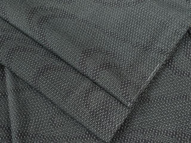 平和屋着物●本塩沢　110亀甲　流水文　やまと誂製　正絹　逸品　未使用　CAAU2841yc