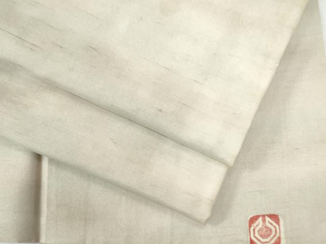 平和屋着物●石川県指定無形文化財　牛首紬　白山工房　手織り　霞文　正絹　逸品　CAAU2871yc