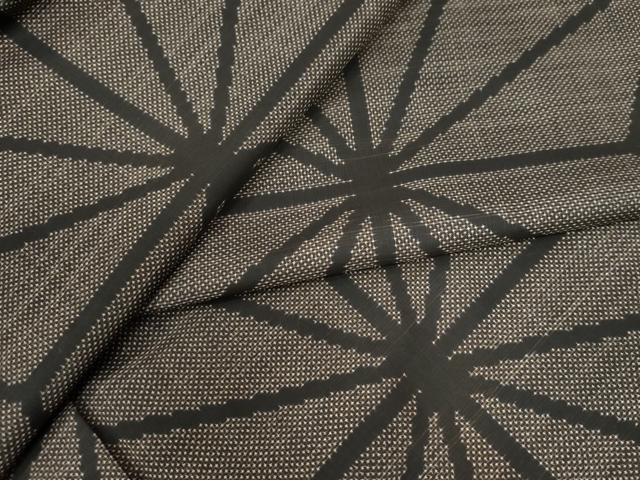 平和屋着物●本場大島紬　7マルキ　麻の葉文様　正絹　逸品　未使用　CAAU2970yc