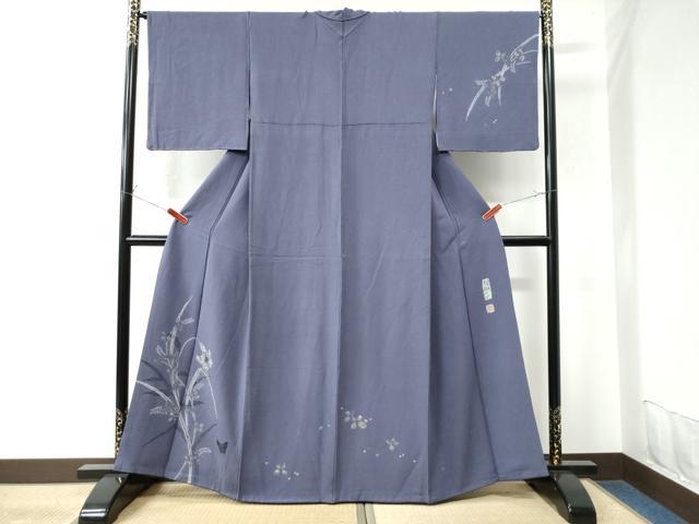 平和屋着物●西洞院辻が花　大脇一心　訪問着　手描き　正絹　逸品　CAAU2978yc