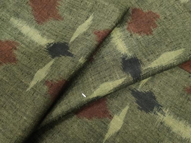 平和屋着物●上質な紬　吉祥文　正絹　逸品　CAAU2997yc