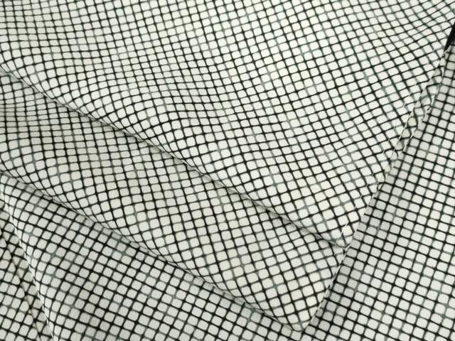 平和屋着物●上質な小紋　網目文　正絹　逸品　未使用　CAAU3083yc