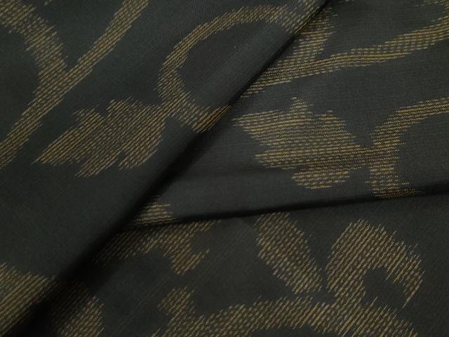 平和屋着物●本場大島紬　唐草文　正絹　逸品　CAAU3099yc