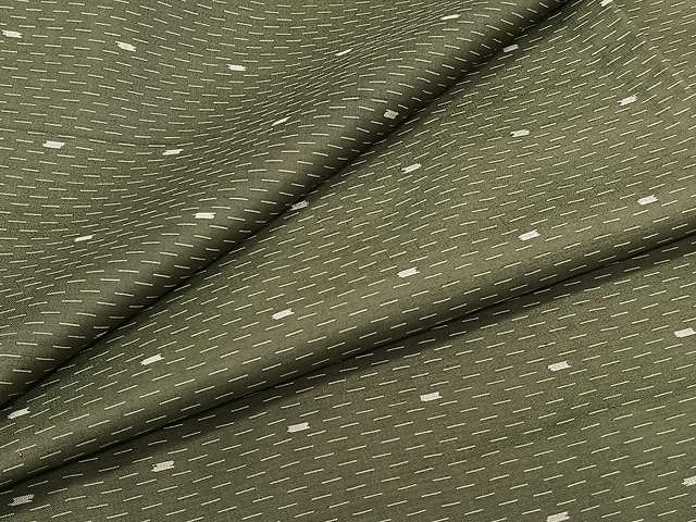 平和屋着物▽上質な紬　単衣　幾何学文　正絹　逸品　CAAU3879xi