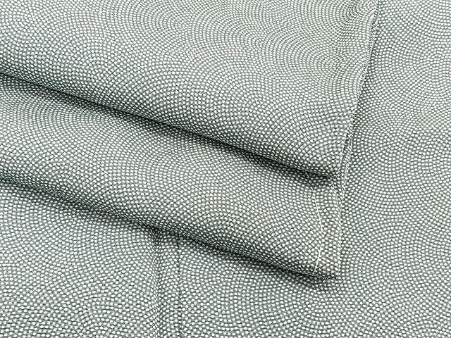 平和屋着物▽江戸小紋　単衣　鮫小紋柄　正絹　逸品　未使用　CAAU3888xi