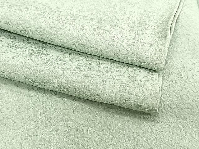 平和屋着物▽上質な色無地　単衣　山葵色　正絹　逸品　CAAU3903xi