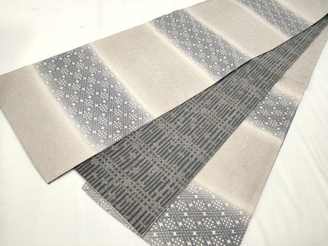 平和屋着物●両面　六通柄袋帯　吉祥文　正絹　逸品　CAAU9533hy