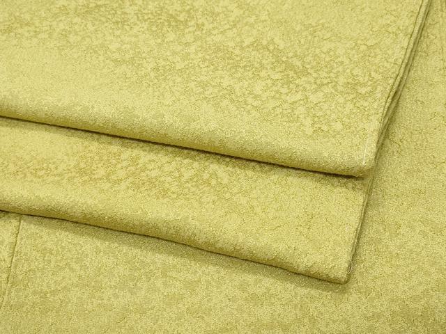 平和屋着物●上質な色無地　霞地紋　桑染色　正絹　逸品　CAAU9686vf