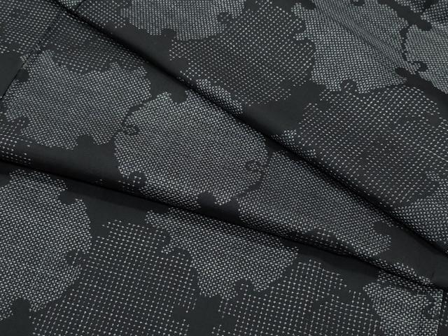 平和屋着物●本場大島紬　7マルキ　雪輪文　正絹　逸品　CAAU9720vf