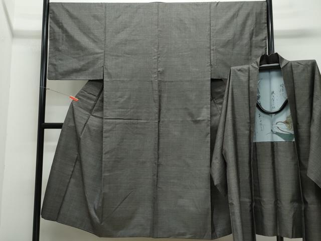 平和屋着物●男性　本場大島紬　アンサンブル　100亀甲　総詰め　正絹　逸品　CAAU9760vf