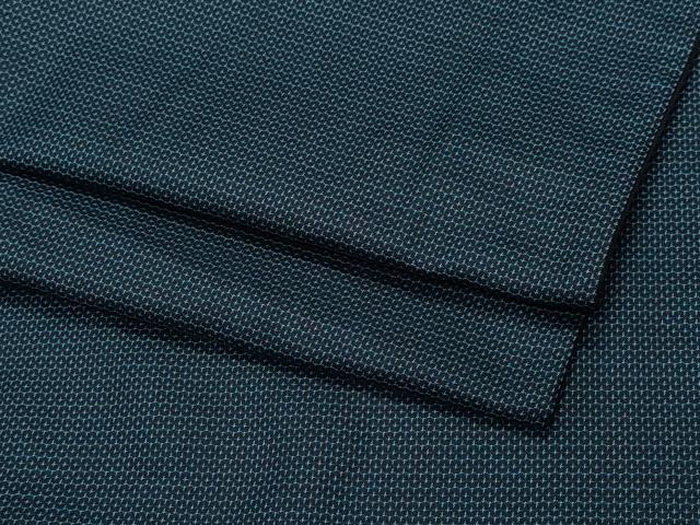 平和屋着物●男性　紬　100亀甲　正絹　逸品　CAAU9765vf