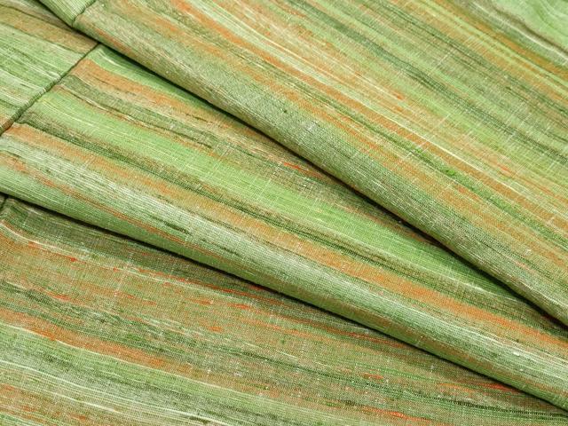 平和屋着物●上質な紬　霞文　正絹　逸品　CAAU9878vf