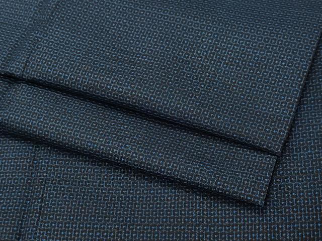 平和屋着物●男性　本場大島紬　100亀甲　総詰め　正絹　逸品　未使用　CAAU9973vf