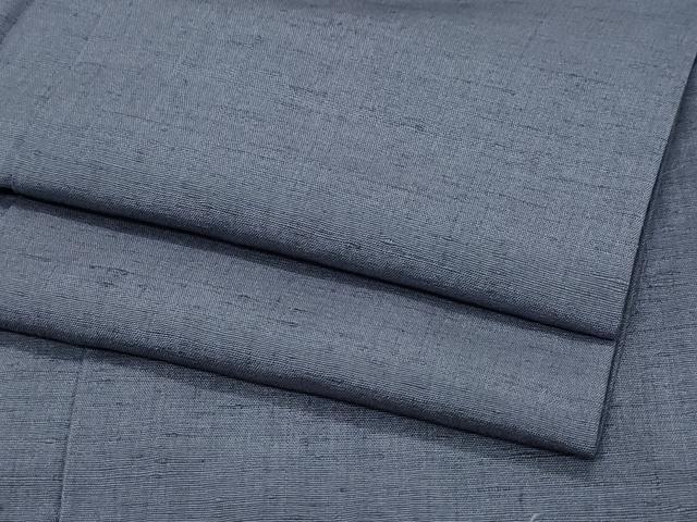 平和屋着物●上質な紬　色無地　褐色　正絹　逸品　CAAU9977vf