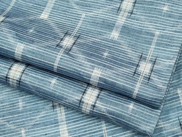 平和屋着物▽上質な紬　単衣　吉祥文　正絹　逸品　CAAV0884ou