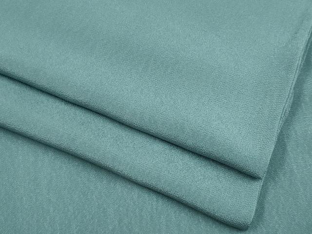 平和屋着物▽色無地　単衣　水浅葱色　洗える着物　CAAV0887ou