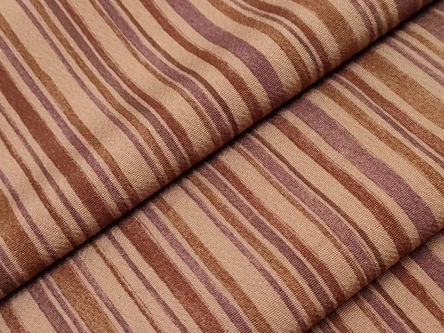 平和屋着物▽小紋　単衣　縞　洗える着物　CAAV3703dy