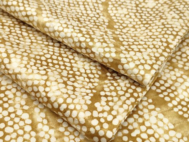 平和屋着物▽上質な小紋　単衣　吉祥文　正絹　逸品　CAAV3727dy