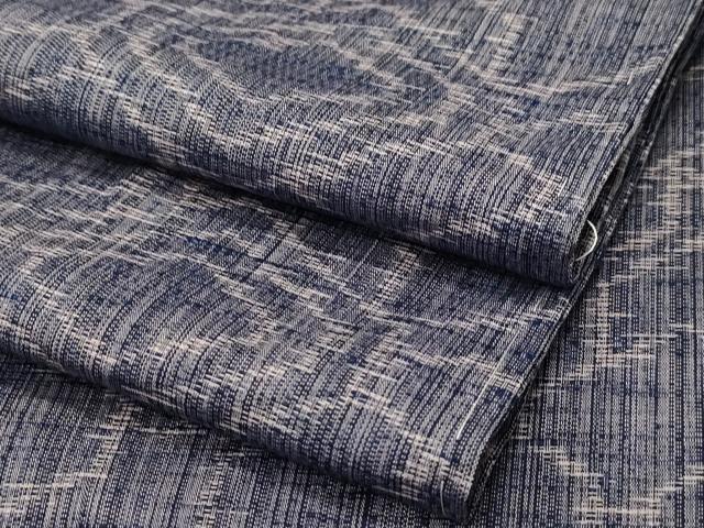 平和屋着物▽上質な紬　単衣　吉祥文　正絹　逸品　CAAV3905dy