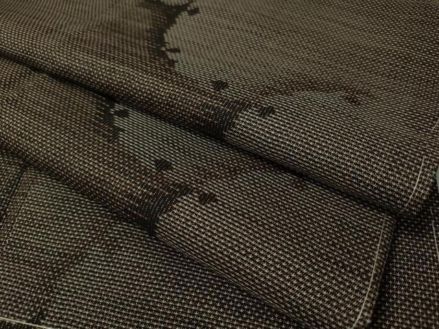 平和屋着物●本場大島紬　9マルキ　雪輪重ね　正絹　逸品　未使用　CAAV4730vp