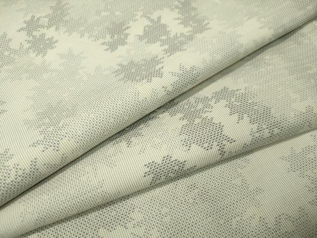 平和屋着物●本場大島紬　白大島　9マルキ　草木文　正絹　逸品　CAAV4756vp