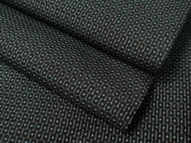 平和屋着物●男性　本場大島紬　アンサンブル　100亀甲　総詰め　正絹　逸品　CAAV4784vp