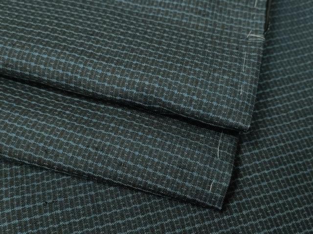 平和屋着物●男性　紬　アンサンブル　絣文様　キングサイズ　正絹　逸品　未使用　CAAV4785vp