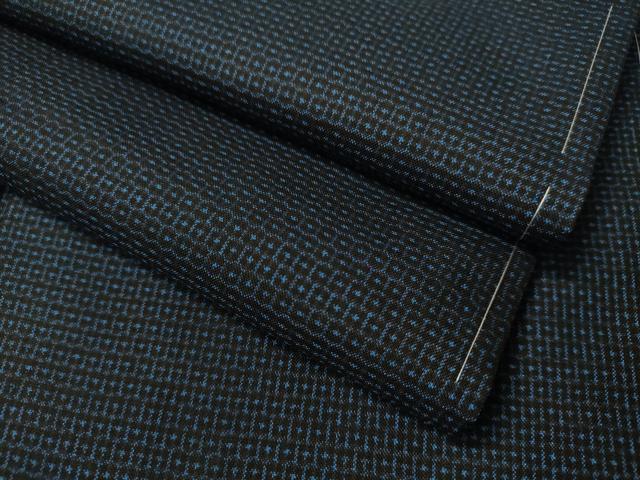 平和屋着物●男性　本場大島紬　アンサンブル　100亀甲　総詰め　正絹　逸品　未使用　CAAV4786vp